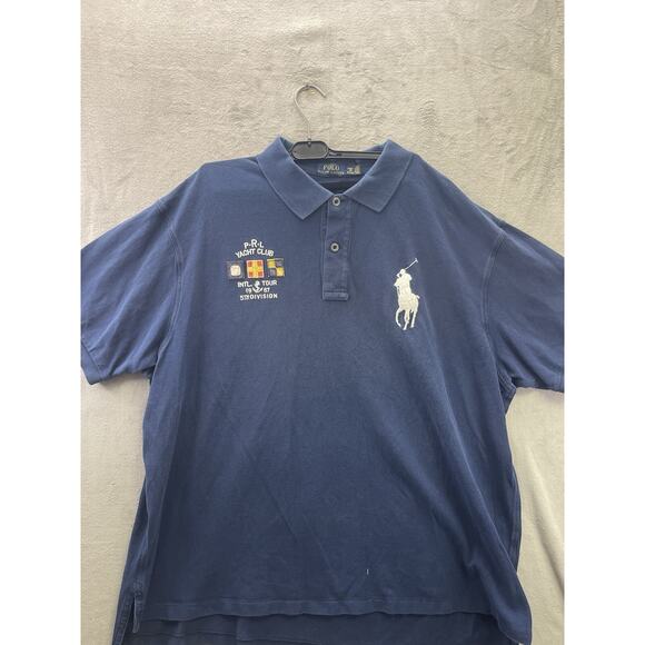 Polo Ralph Lauren | Shirts | Polo Ralph Lauren Polo Shirt Mens 3xb3g Big Pony Prl Yacht Club ...